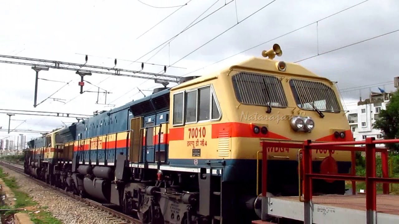Indian Railways : WDG4's enter 70000 series... - YouTube