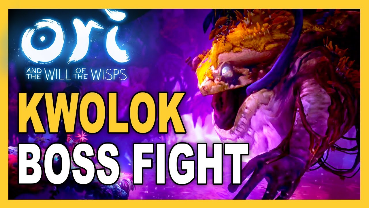 ORI AND THE WILL OF THE WISPS - Kwolok the frog fight | Third boss ...
