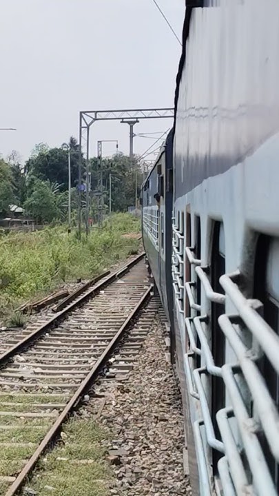 Passenger 🔥train with Blue Coach #indianrailways - YouTube