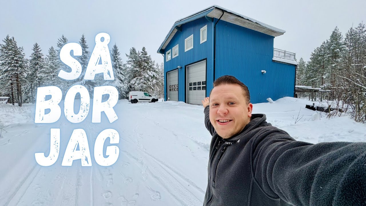 SÅ BOR JAG NU - Visar er runt (House tour) - YouTube
