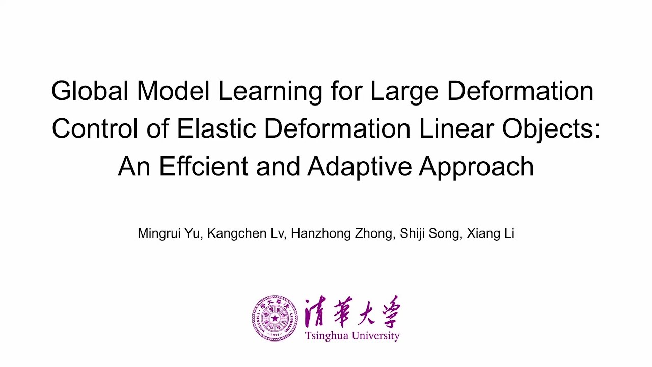 Global Model Learning for Large Deformation Control of Elastic ...