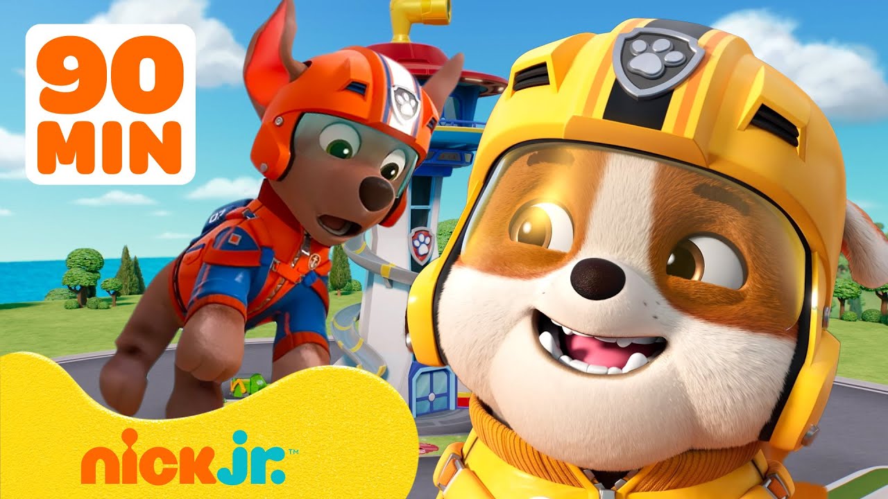 Rubble Rescues the PAW Patrol & Saves Adventure Bay! w/ Zuma & Chase ...