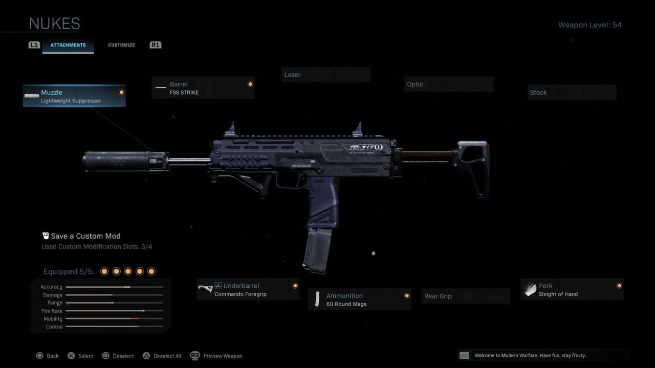 Best Mp7 loadout for modern warfare #NUKE - YouTube