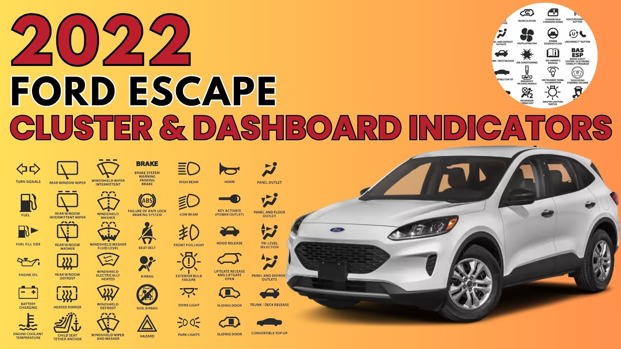 Ford Escape Cluster & Dashboard Warning Indicators (2021 - 2022) User ...