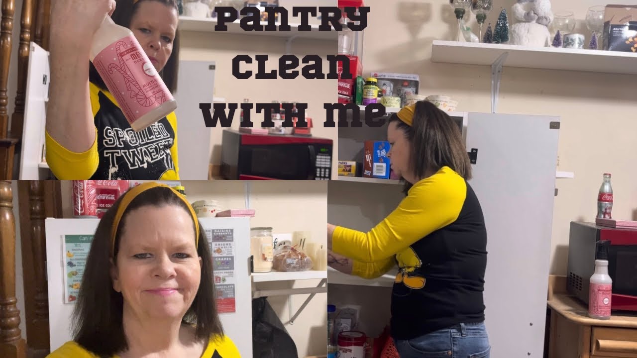 Late night pantry clean with me (See No Evil) #cleanwithme # ...