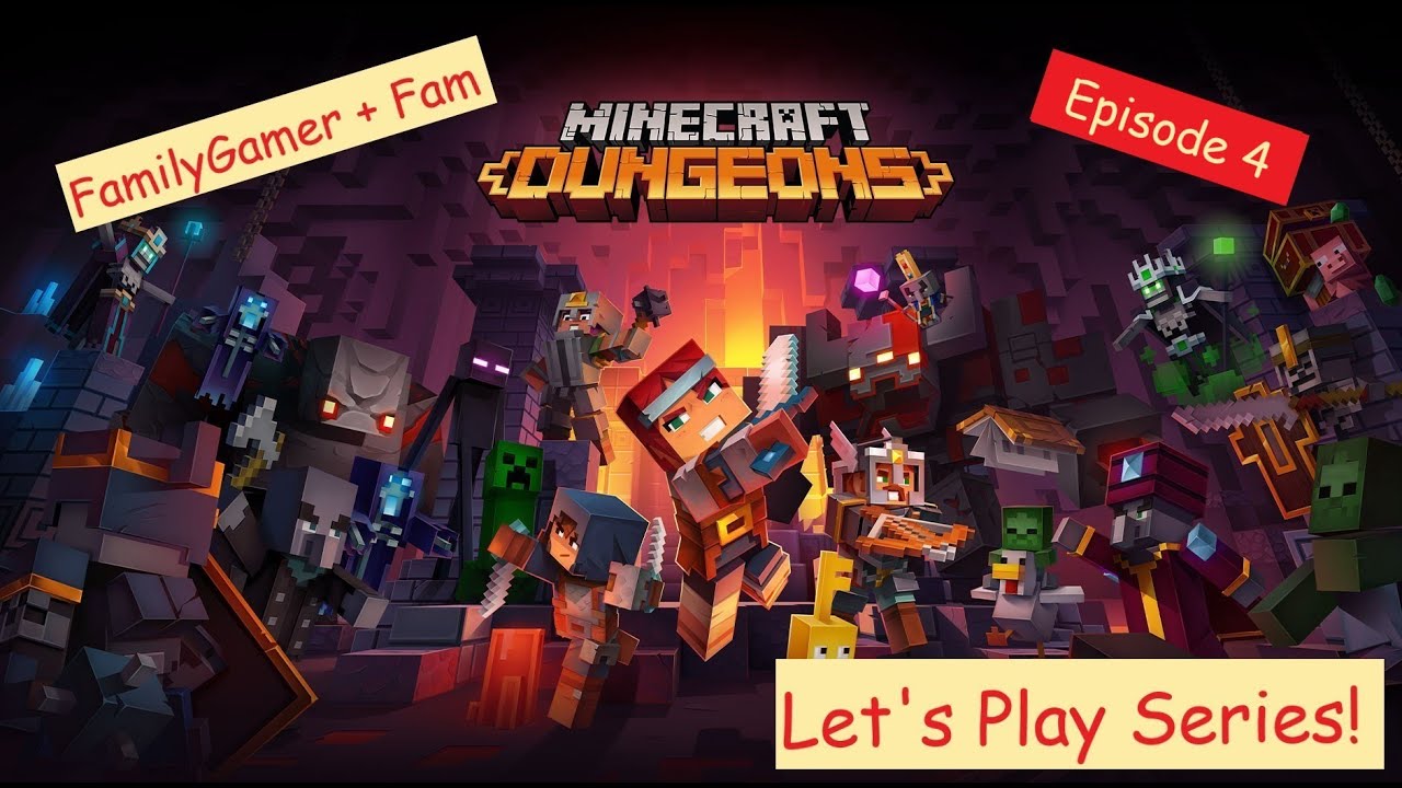 Minecraft Dungeons - Eps 4 - 4 Player madness with FamilyGamer - YouTube