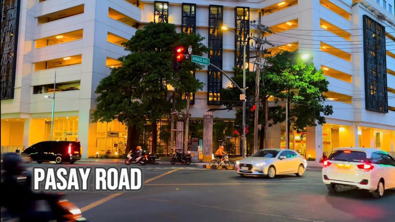 [4K] Night Walk at Arnaiz Avenue | Pasay Road| Makati City, Philippines ...