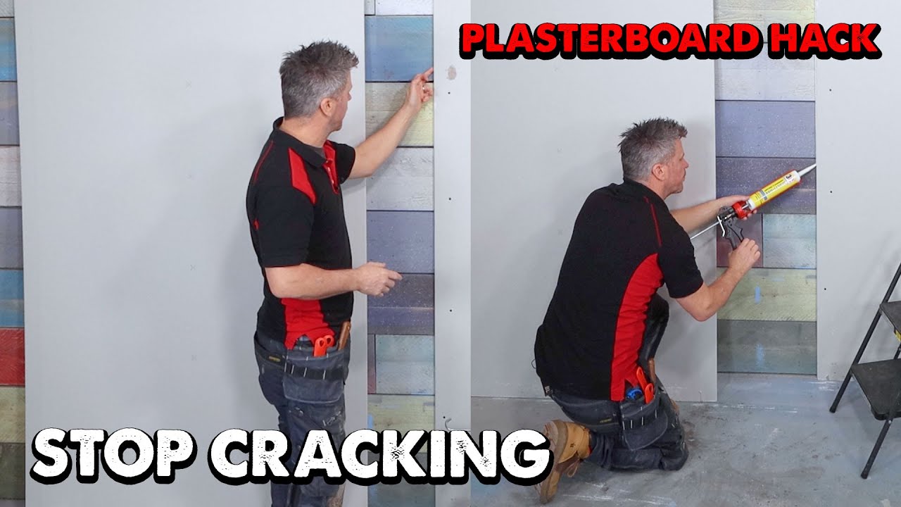 Stop Your Plasterboard From Cracking With This Simple DIY Hack - YouTube