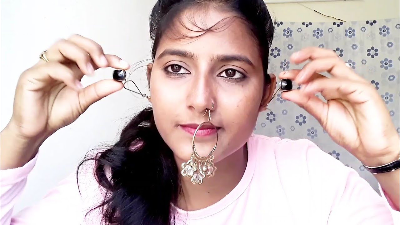 Big Nose pin & Earring wear | Piggy Nose | Earnings wear | Nose pin ...