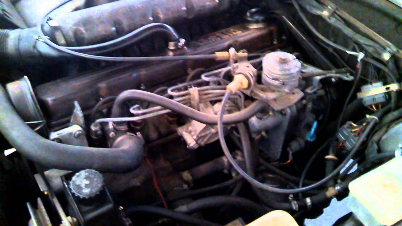 1984 Volvo 244 Diesel - Cold Start to Warm Up Cycle - YouTube