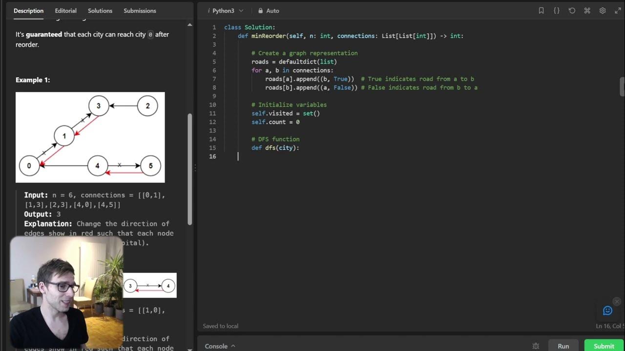 Unlocking Graph Magic: 1466. Reorder Routes to Make All Paths Lead to ...
