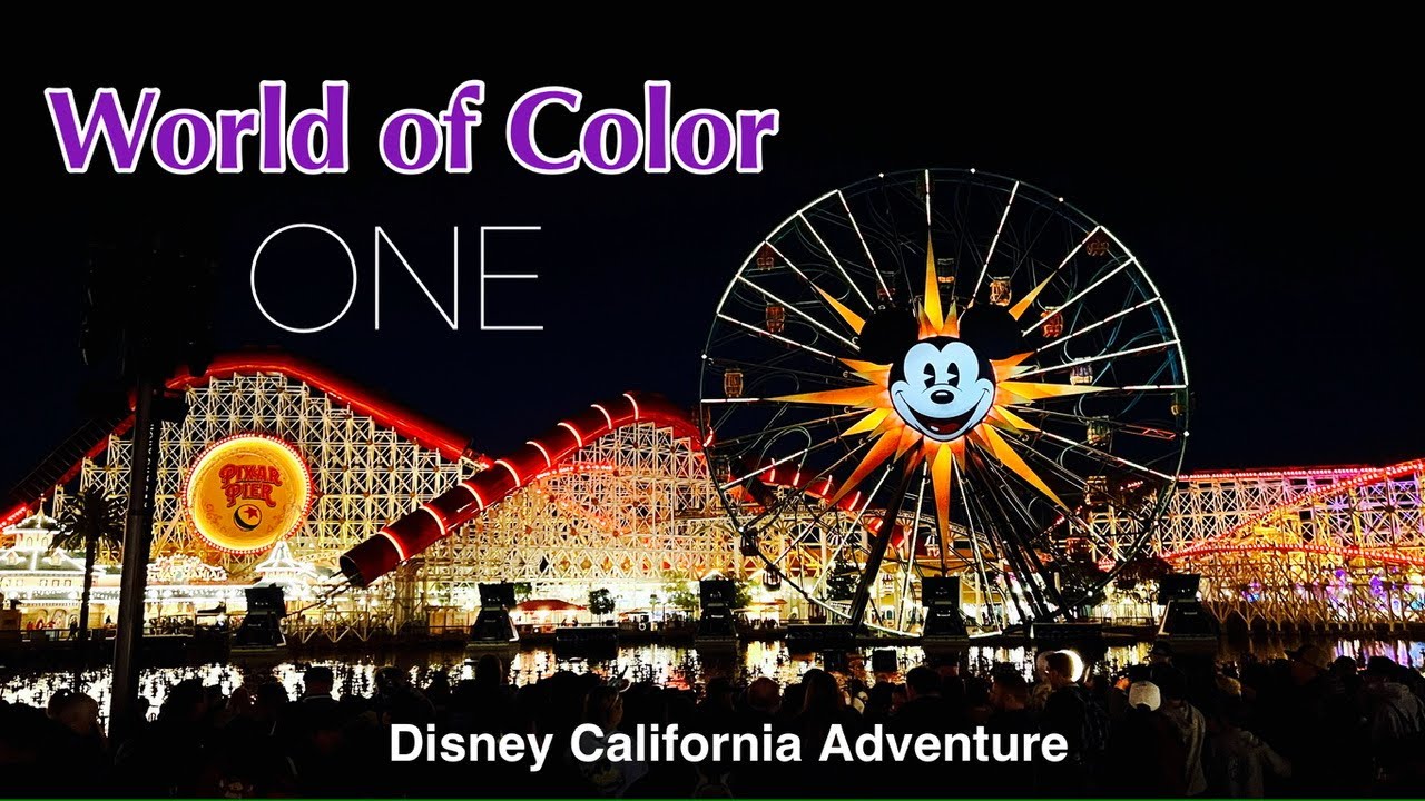 新エンターテイメントショー「ONE」カリフォルニアディズニー - YouTube