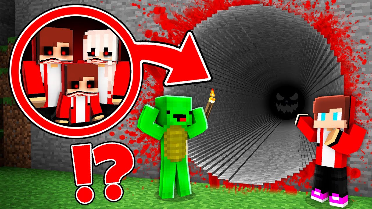 JJ and Mikey found THE SCARY TUNNEL OF Mikey's FAMILY in Minecraft Challenge - Maizen - YouTube
