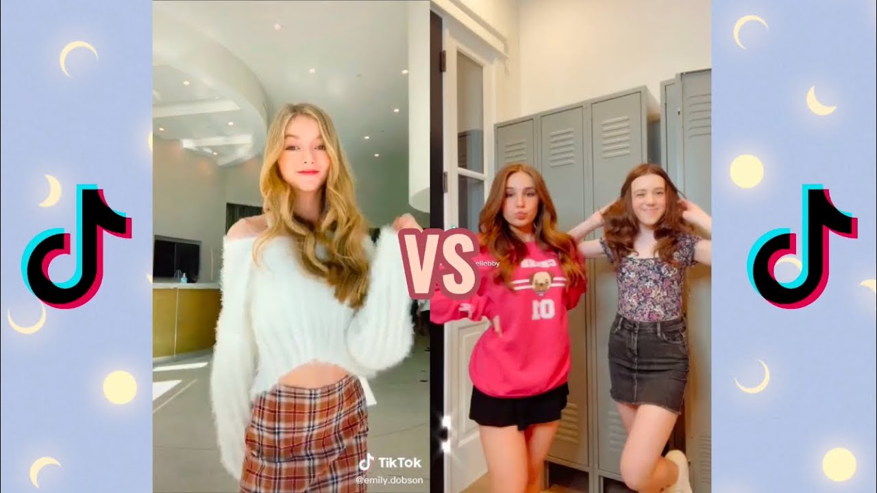 Emily Dobson Vs The Squad Girls-(Tiktok Dance Battle) June 2021 - YouTube