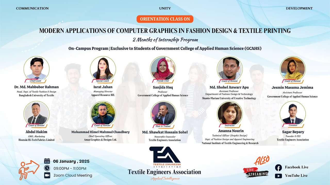 Modern Applications of Computer Graphics in Fashion Design & Textile ...