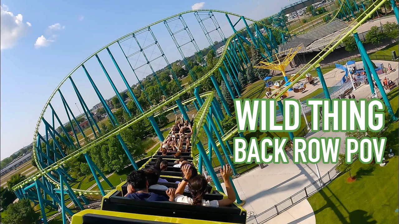 Wild Thing Back Row POV Valleyfair Massive Morgan Hyper Coaster in ...