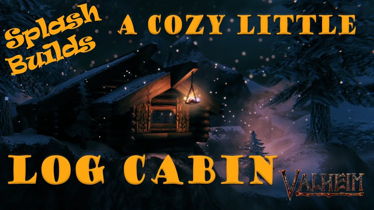 Let's build a log cabin in the mountains in Valheim - Vanilla build ...