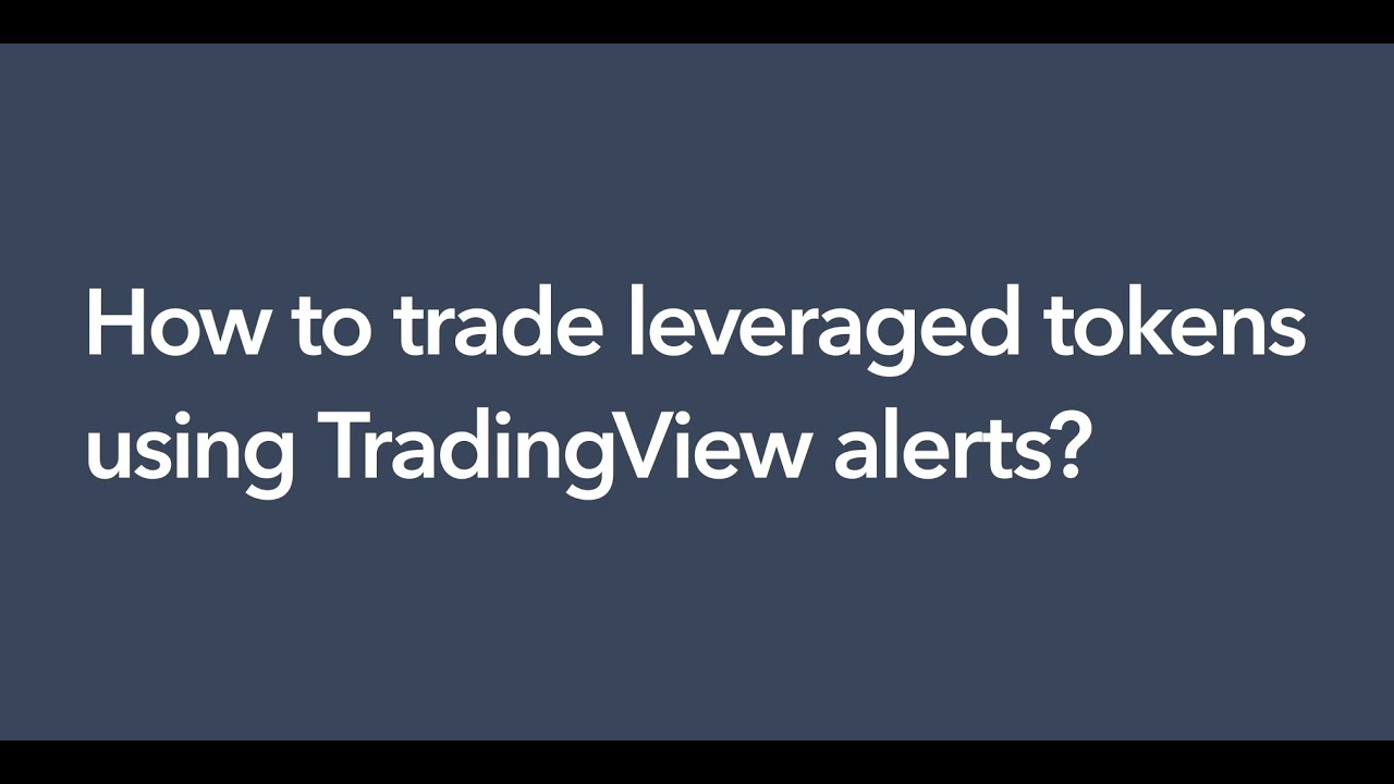 Trading on Dex with TradingView alerts - YouTube