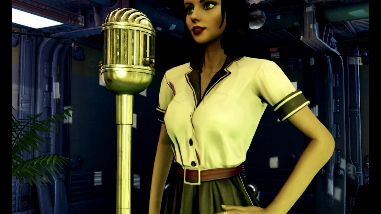 Elizabeth sings "Man enough" in Fallout 4 - YouTube