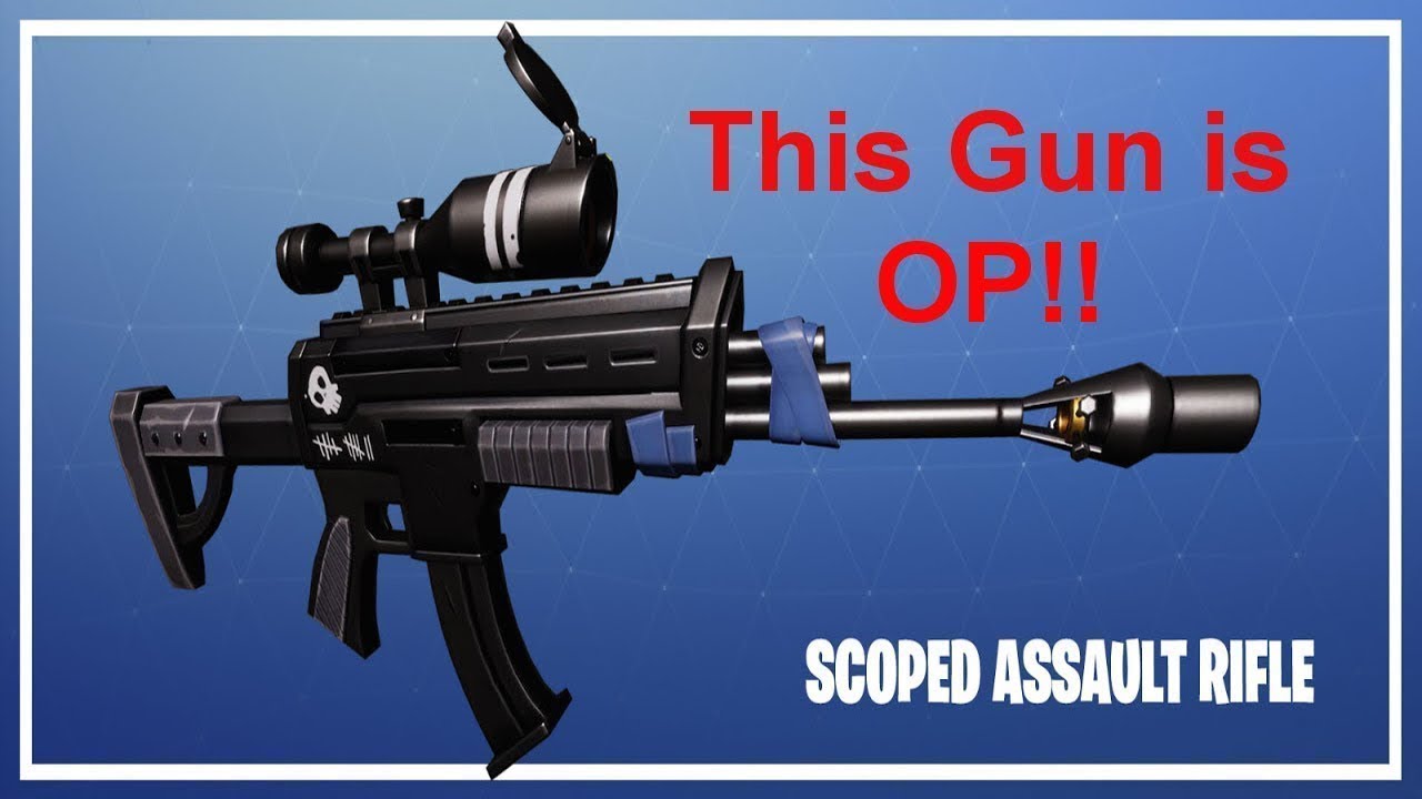 Scoped AR IS WAY TOO OP!!!!!!!!!!!!!!!!! - Fortnite Montage - YouTube
