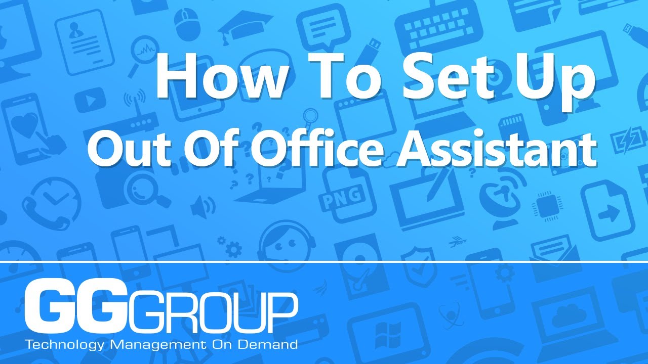 How To Set Up Out Of Office Assistant - YouTube