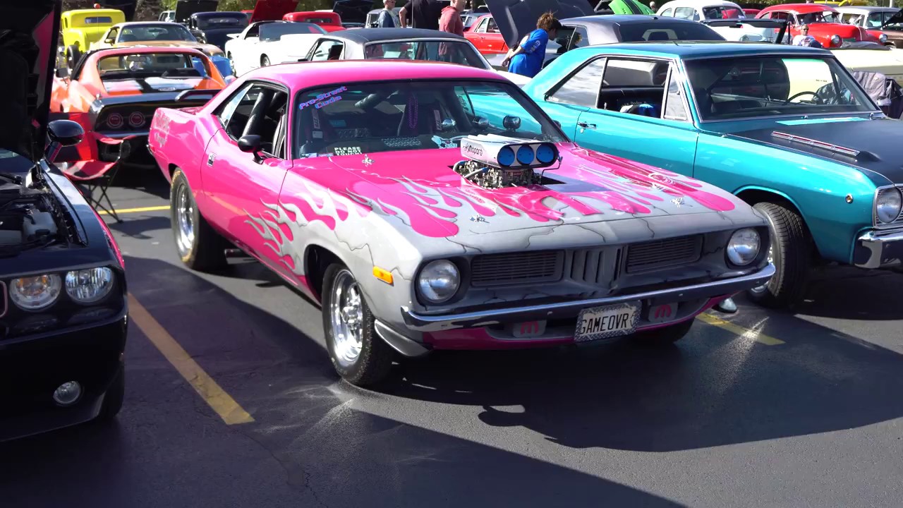 Badass Pro Street Cuda! and Other Mopars - YouTube