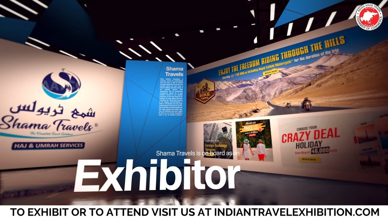 Shama Travels is on board with the Indian Travel Exhibition 2023 - YouTube