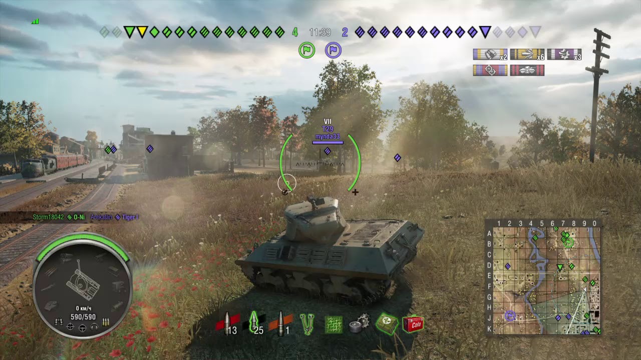 World of Tanks PS4 M36 Jackson разок выгулял три отметки - YouTube