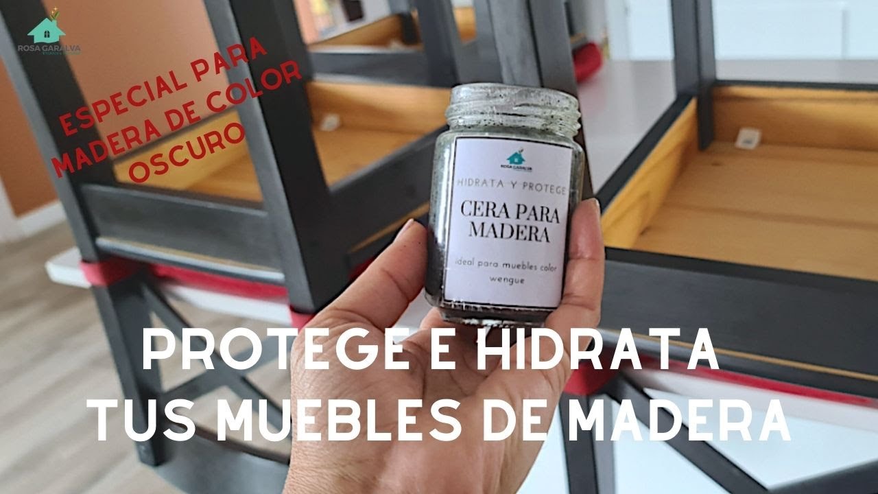 Cera para muebles de madera con sólo 3 ingredientes. - YouTube