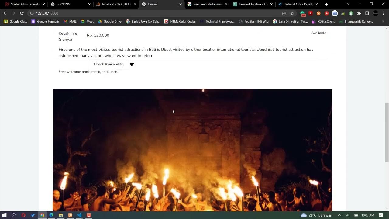 5 Layout With Tailwindcss Website Paket Wisata Dengan Laravel 9 Youtube