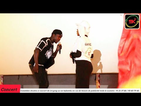 Prestation de comédien doudou à concert de Lil gang au ex babemba