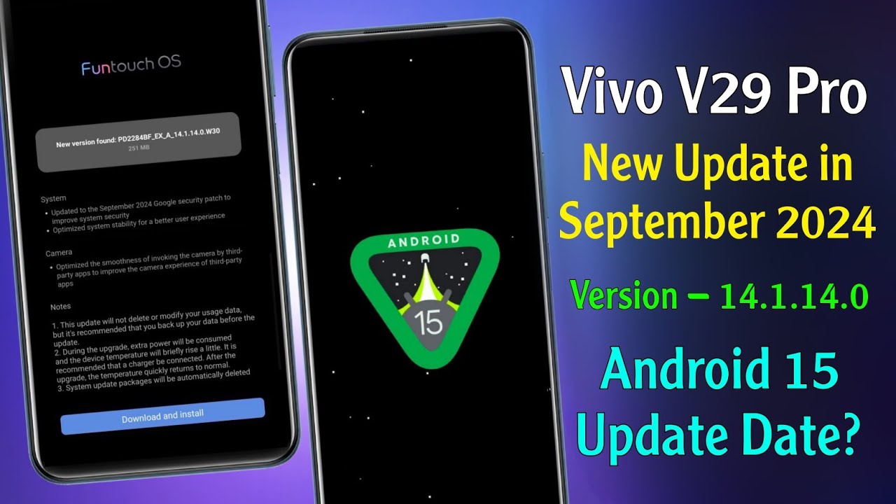 Vivo V29 Pro New Update | Vivo V29 Pro 14.1.14.0 Update Review | Vivo ...