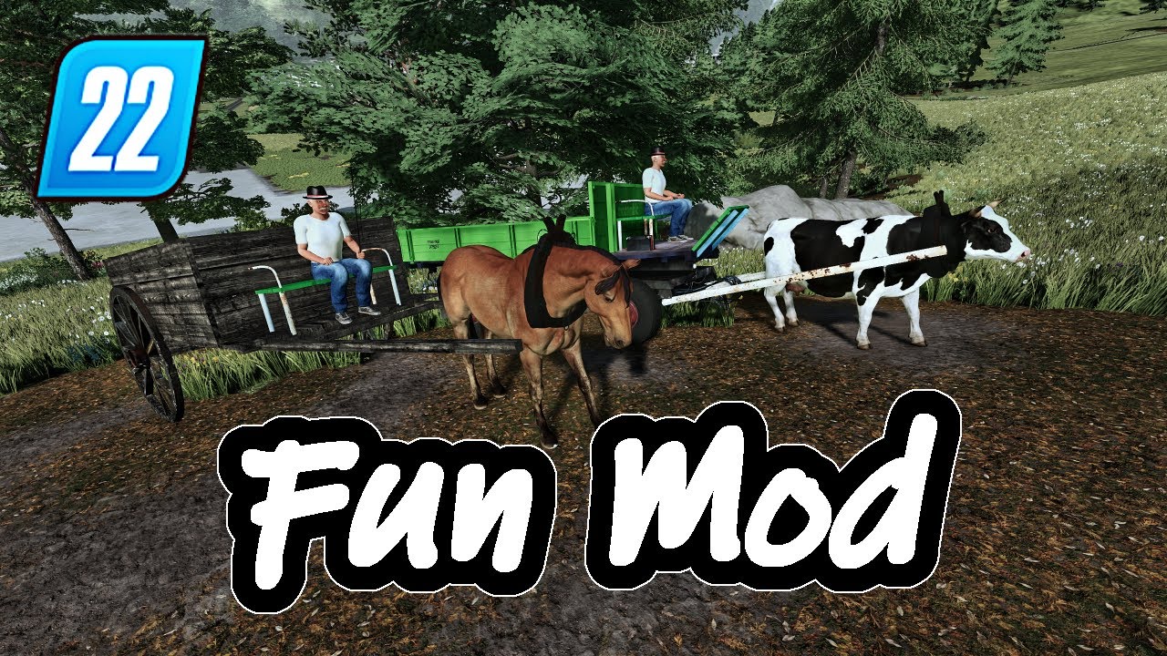 LS22 Fun Mod - Animal Trailer - YouTube