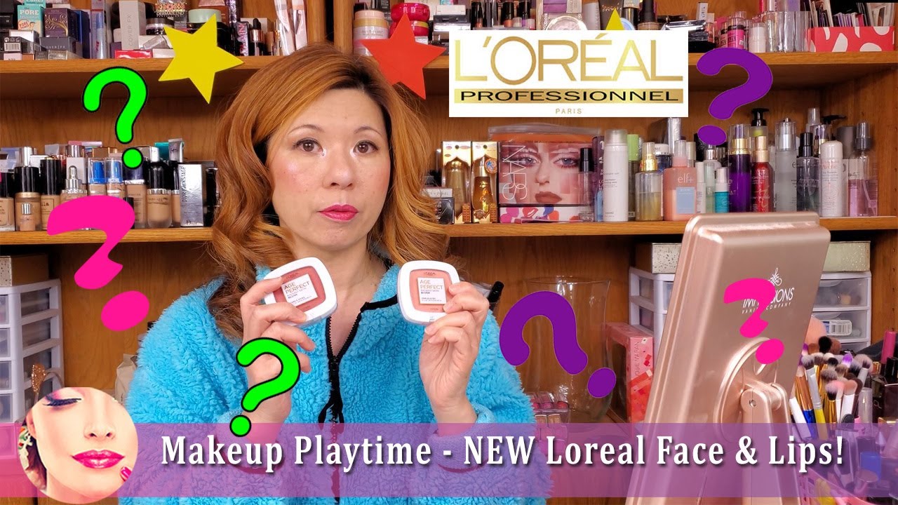 Makeup Play Time - NEW Loreal Age Perfecting Line! - YouTube
