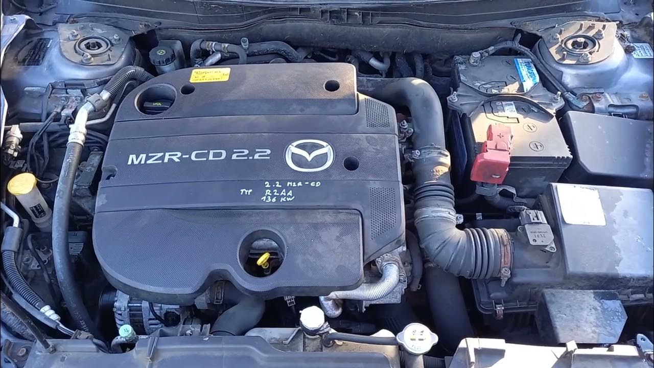 Mazda 6 2.2 MZR-CD ( R2AA ) 136kW r.2010 šedá - YouTube