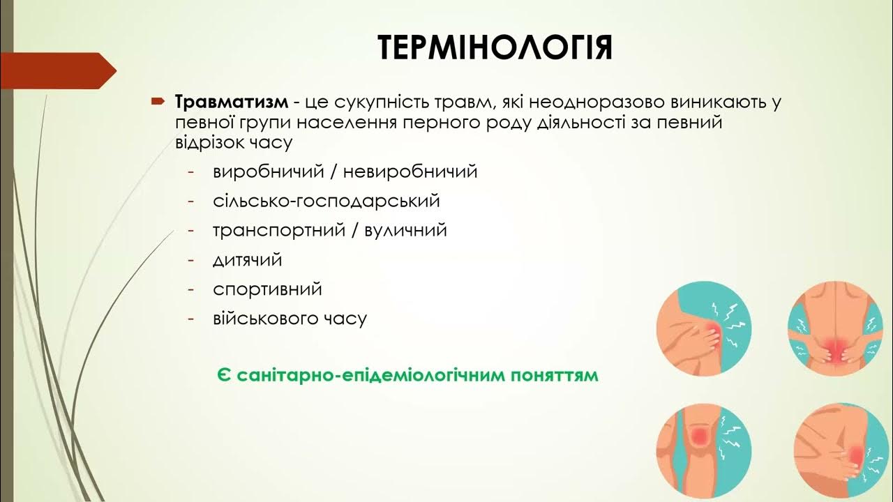 лекція проф. Матвійчука О.Б. "Травма та травматизм" - YouTube