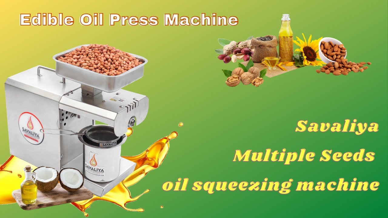 How to use savaliya SI-400W Savaliya Oil Press Machine in English ...