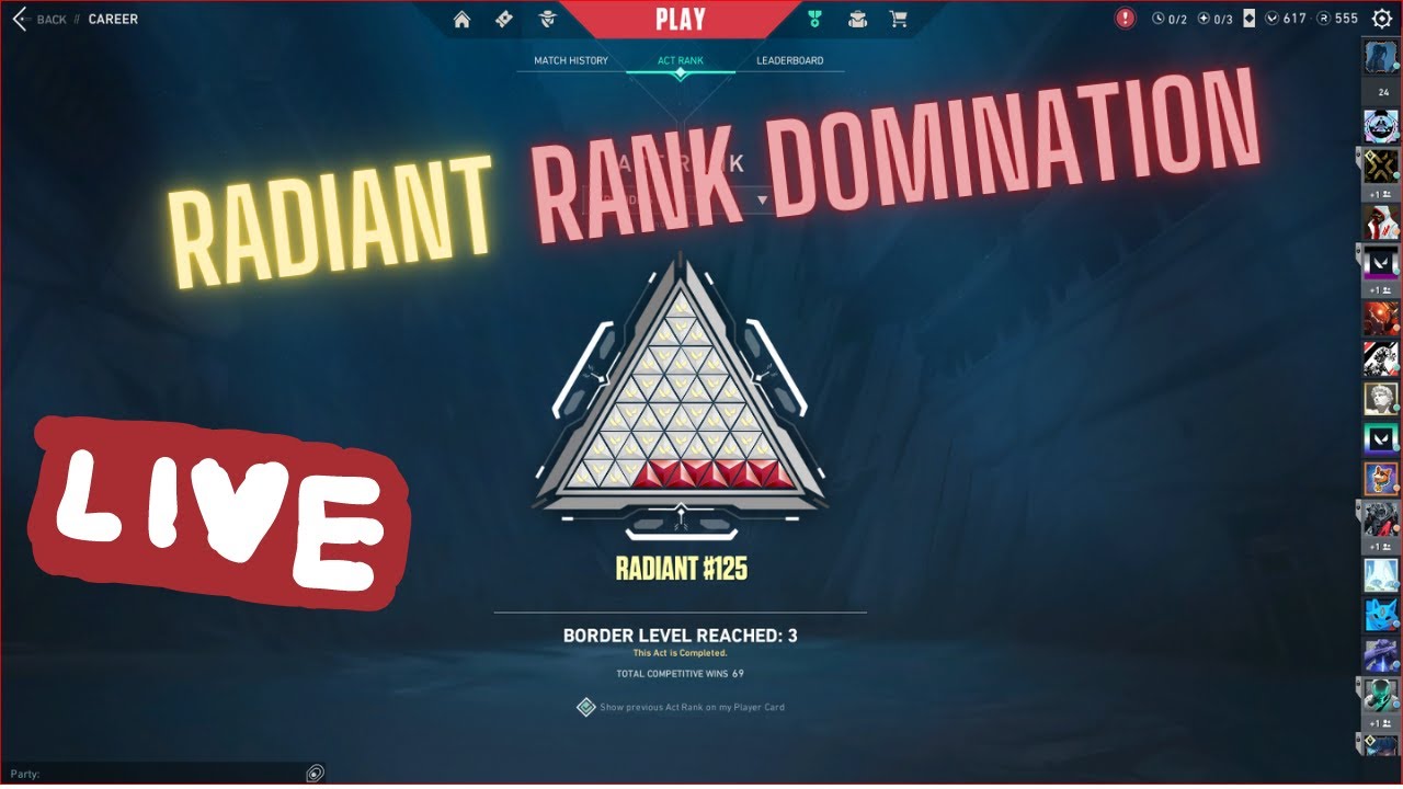 Valorant Radiant Rank Domination!!! | Top 100 | 3 more days for 24 ...