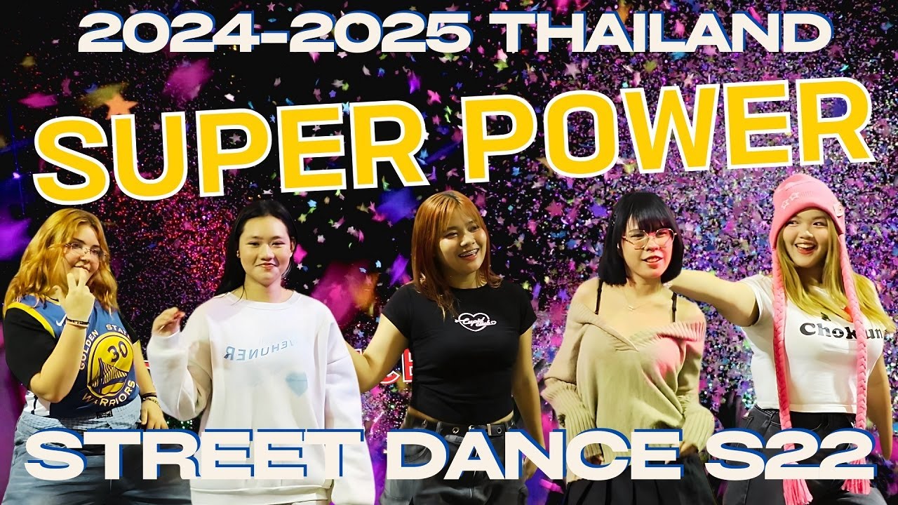 Thailand Random Dance S22 🇹🇭 Super Power Street Dance 4K Siam Center ...