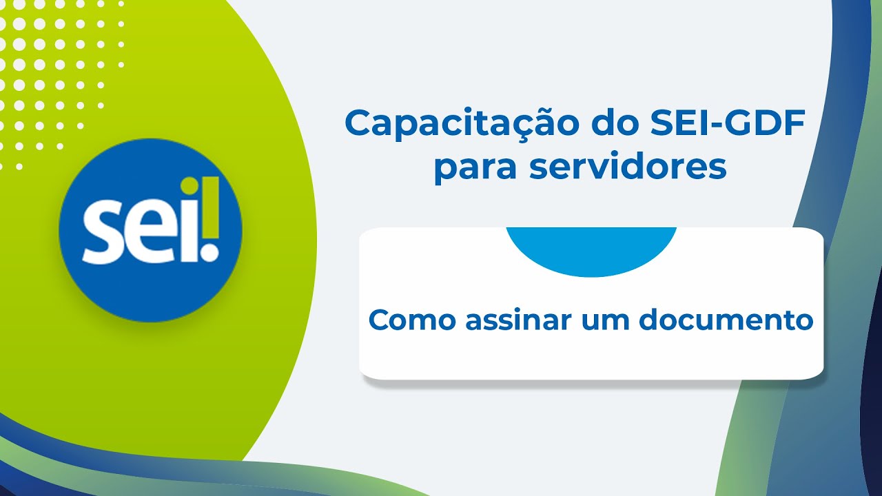 Como assinar um documento - YouTube