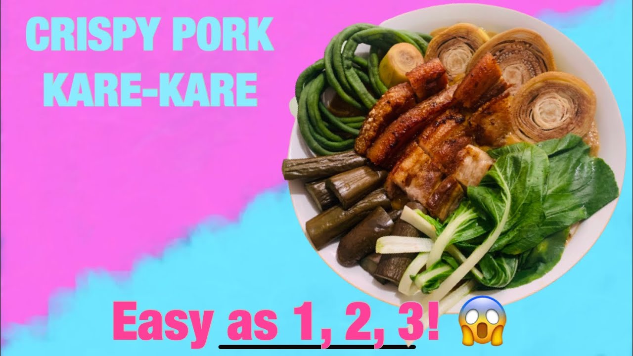 CRISPY PORK KARE-KARE RECIPE - YouTube