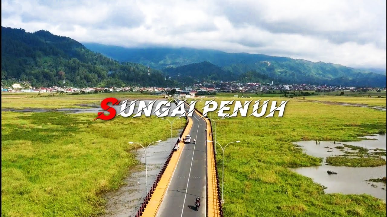 KOTA SUNGAI PENUH DARI UDARA (DRONE) - YouTube
