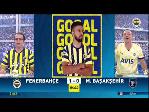 Fenerbahçe 1-0 Başakşehir - FB TV Gol Anları - 22 Ekim 2022  (GOL D. Rossi 84')