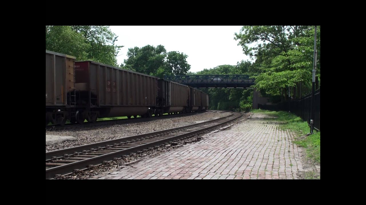 UP 6620 east at Kirkwood, MO - June 2, 2011 - YouTube