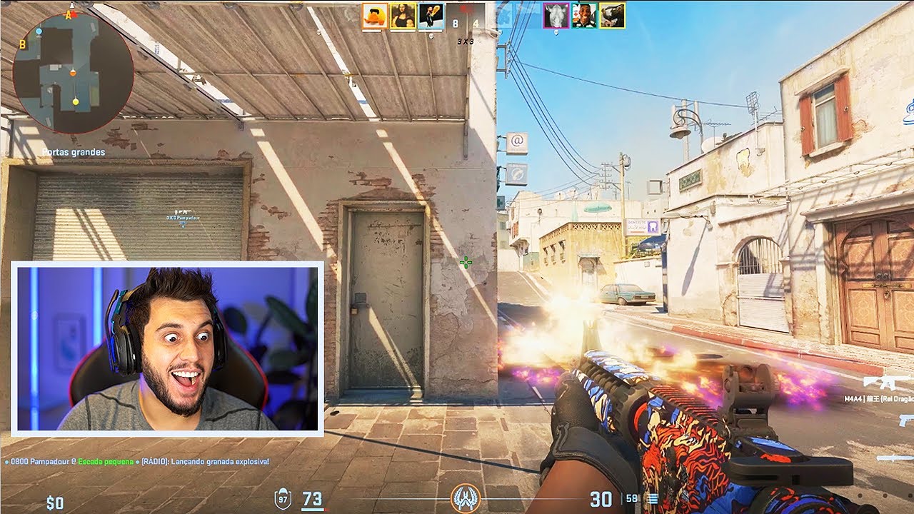 JOGUEI O CS 2! GAMEPLAY DO COUNTER STRIKE 2 PELA PRIMEIRA VEZ - YouTube