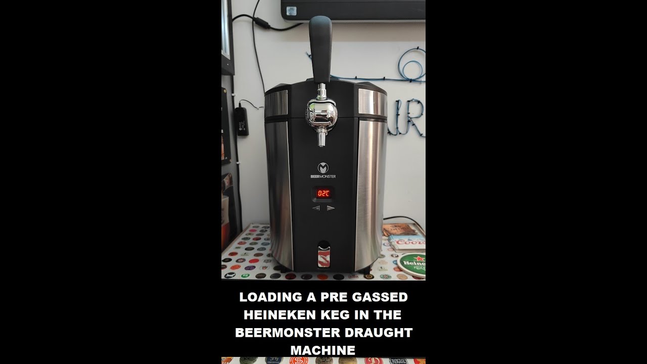 Beermonster draught machine - How to load a pre gassed Heineken keg ...