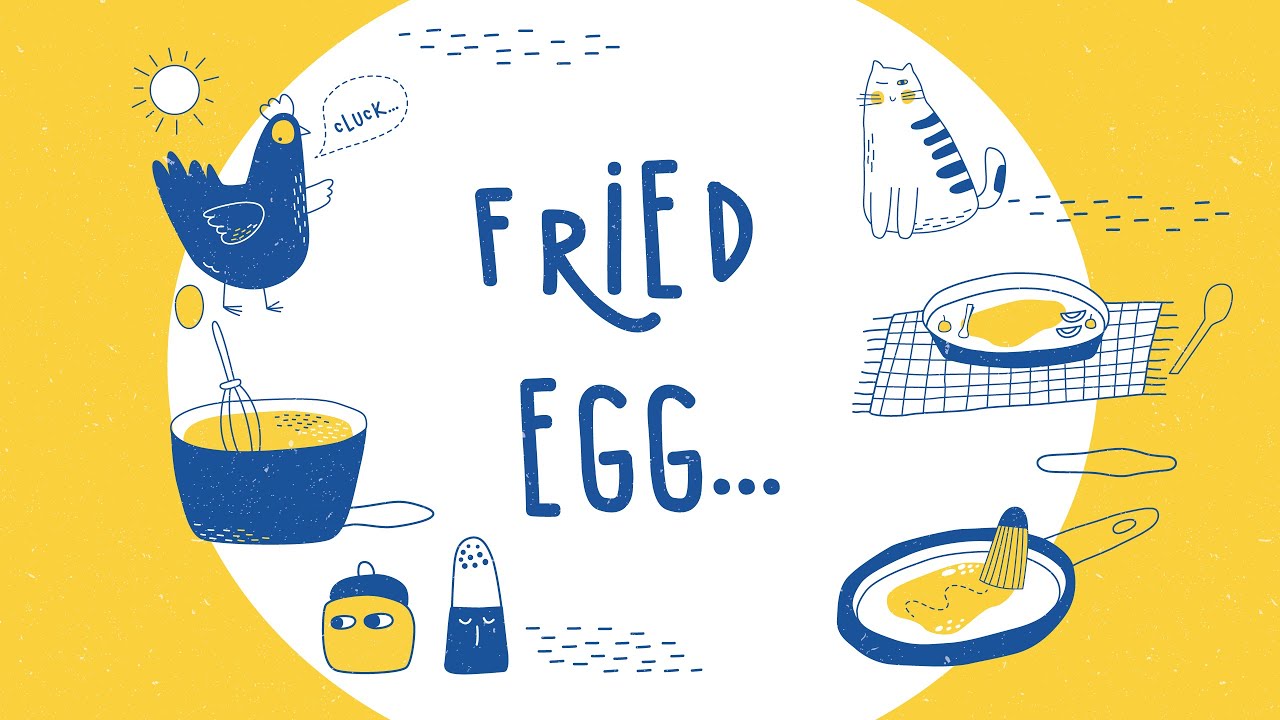 Fried Egg Cooking - Motion & Animation - YouTube