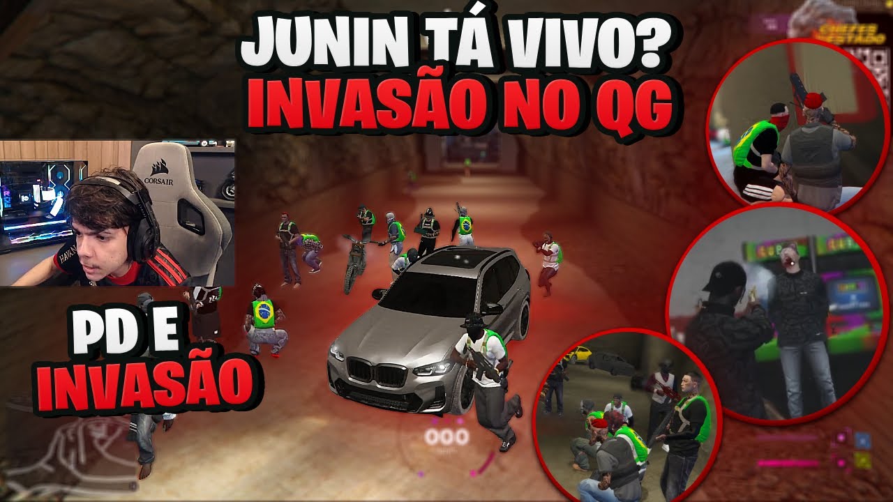 JUNIN SOBREVIVE AO PD ? | INFILTRADO NA CORO | INVASÃO NO QG DO JUNIN ...