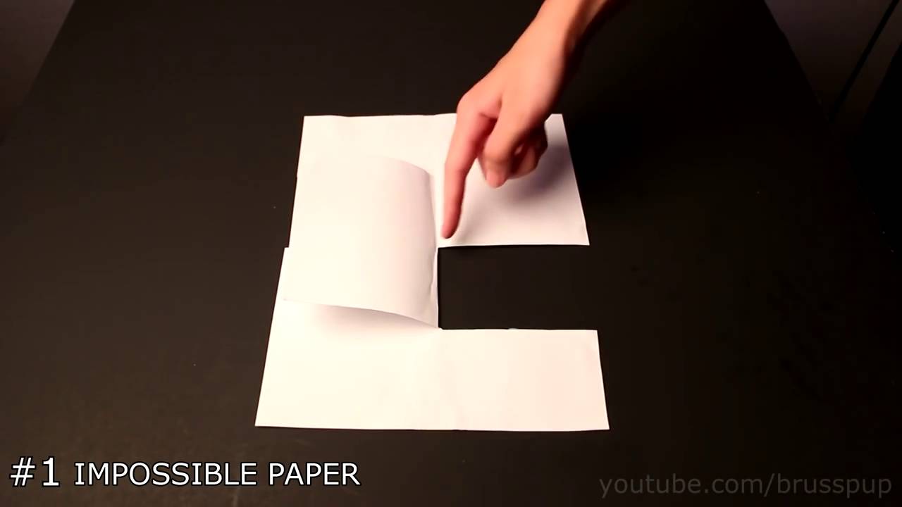 Amazing tricks with paper - YouTube