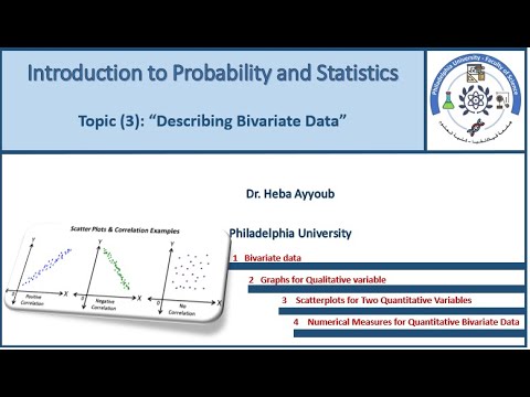 Topic (3): “Describing Bivariate Data” - YouTube
